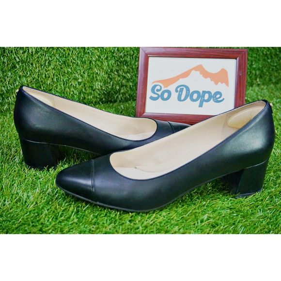 Cole Haan | Shoes | Cole Haan Goto Block Heel Pump Womens Size 65 ...